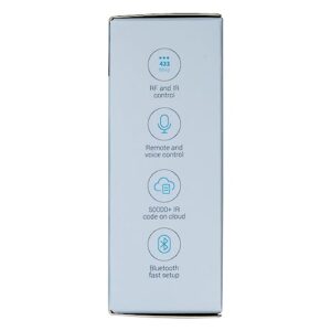 BroadLink RM4 pro (2.4 GHz Wi-Fi Only) IR & RF Universal Remote, All in One Hub Code Learning Wi-Fi Remote Control for TV Air Conditioner, Curtain Motor, Works with Alexa, Google Home, IFTTT