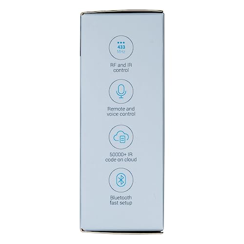 BroadLink RM4 pro (2.4 GHz Wi-Fi Only) IR & RF Universal Remote, All in One Hub Code Learning Wi-Fi Remote Control for TV Air Conditioner, Curtain Motor, Works with Alexa, Google Home, IFTTT