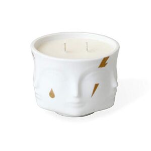 Jonathan Adler Gilded Muse Candle, White and Gold