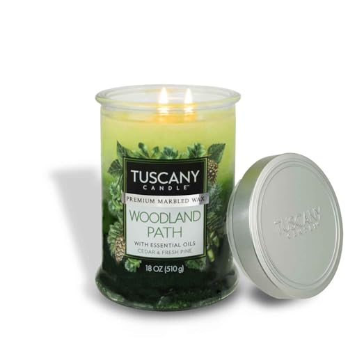 Tuscany Candle Woodland Path® Long-Lasting Scented Jar Candle, 18 oz