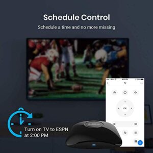 BroadLink RM4 pro (2.4 GHz Wi-Fi Only) IR & RF Universal Remote, All in One Hub Code Learning Wi-Fi Remote Control for TV Air Conditioner, Curtain Motor, Works with Alexa, Google Home, IFTTT