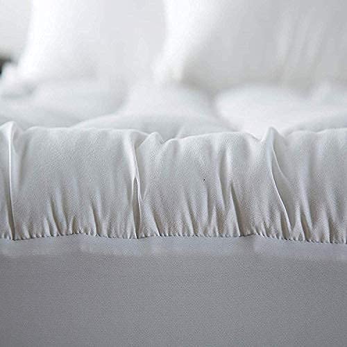 Niagara Mattress Topper Full XL - Microfiber Fabric Mattress Pad - Thick Breathable Pillow Top Mattress Pad for Back Pain Relief - Deep Pocket Fits 8-20 Inches Mattress (54x80x15 Inches)