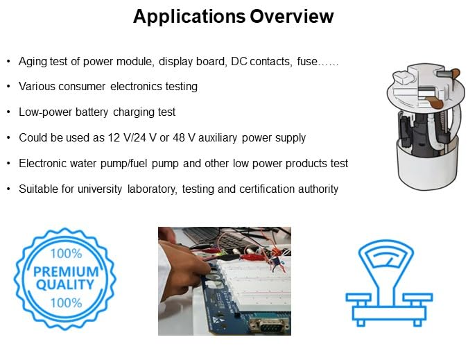 ITECH Variable DC Power Supply 60V/8A/180W Lab Bench Power Supply Adjustable with Memory Function CC & CV Coarse and Fine Adjustments IT6721