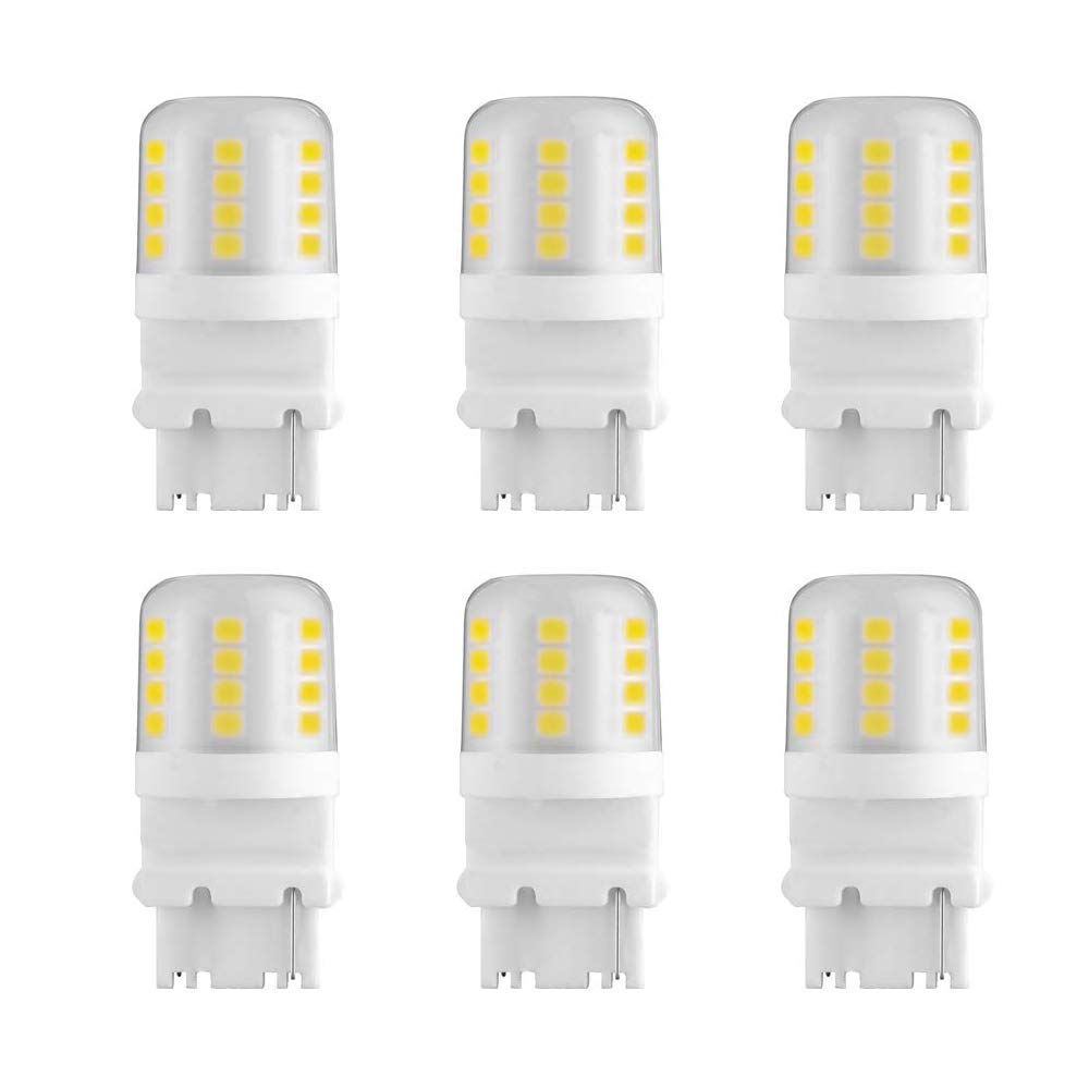 Makergroup S8 3156 Wedge Base LED Light Bulbs 12VAC/DC Low Voltage Water Resistant Design for Outdoor Landscape Lighting Pathway Driveway Lights 4W Warm White 2700K-3000K 6-Pack