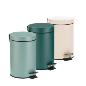 Kela 24295 Monaco Pedal Bin, 3L, Alps Green