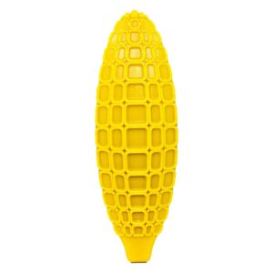 SodaPup Corn on The Cob – Durable Dog Chew Toy Made in USA from Non-Toxic, Pet Safe, Food Safe Nylon Material for Mental Stimulation, Clean Teeth, Fresh Breath, Problem Chewing, Calming Nerves & More