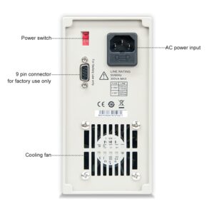 ITECH Variable DC Power Supply 60V/8A/180W Lab Bench Power Supply Adjustable with Memory Function CC & CV Coarse and Fine Adjustments IT6721