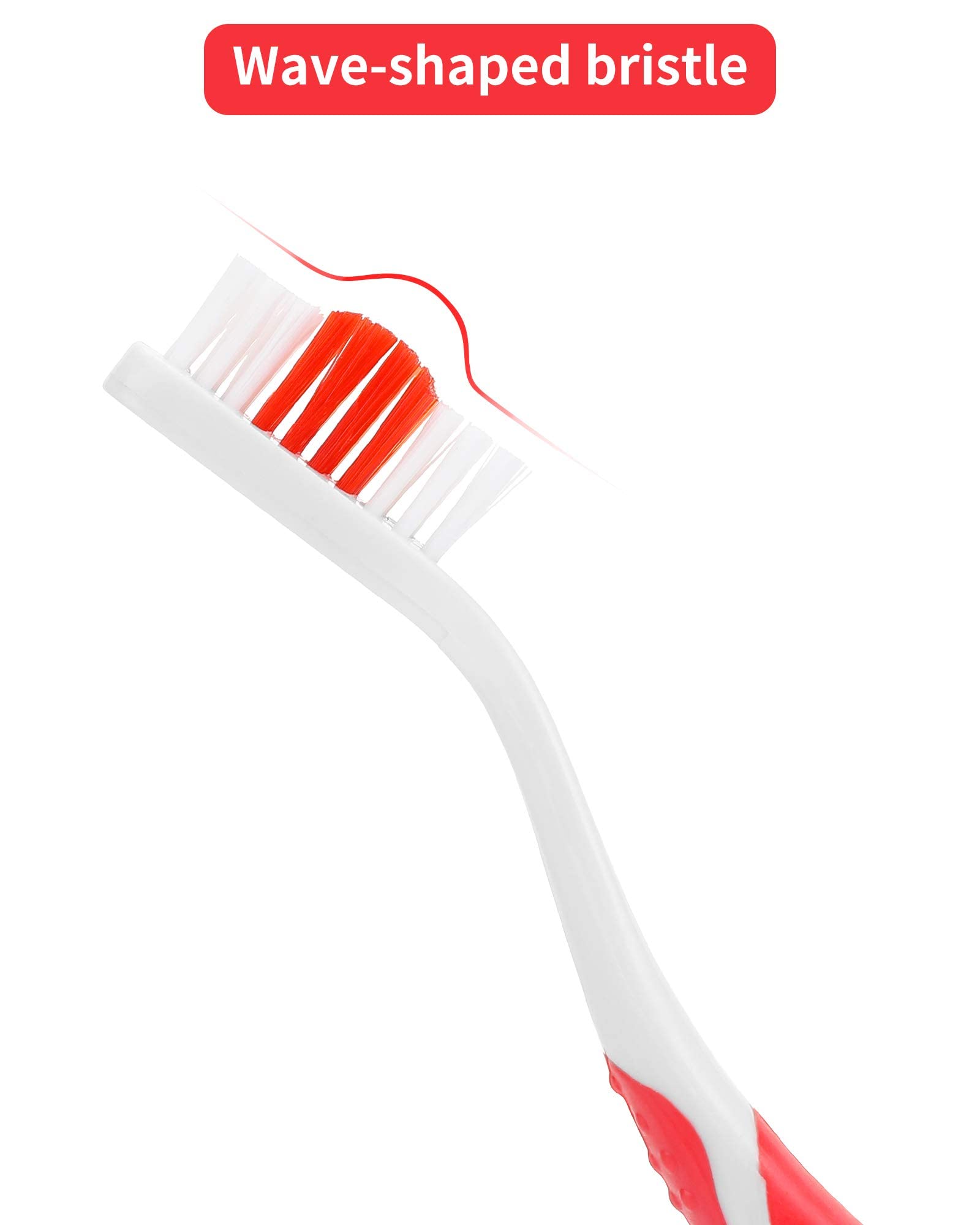 Antimicrobial Toothbrush for Dogs – Professional Dental Care at Home – Fight Plaque and Tartar - Improve Oral Health – Anti-Slip Handle and Ergonomic Design – Individually Packed - Quality Guaranteed