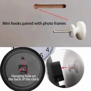 100 Pcs Push Pins Picture Hangers Wall Hooks,Thumb Tacks for Wall,Renter Friendly Decor Small Picture Frame Hangers for Drywall Cork Board Home Office Photo Decorations