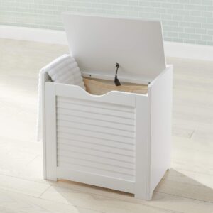 brylanehome louvre hamper - white