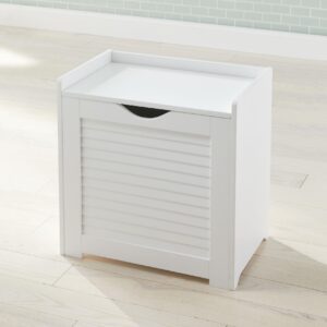 BrylaneHome Louvre Hamper - White