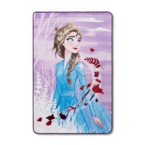 frozen elsa anne sisters blanket plush throw 62" x 90"