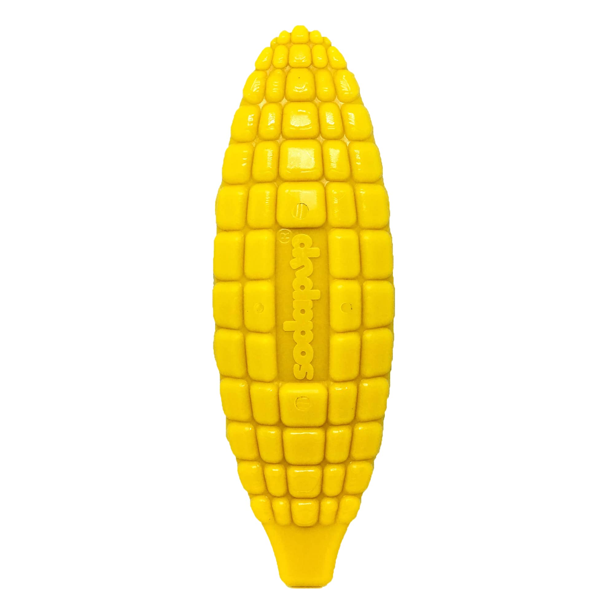 SodaPup Corn on The Cob – Durable Dog Chew Toy Made in USA from Non-Toxic, Pet Safe, Food Safe Nylon Material for Mental Stimulation, Clean Teeth, Fresh Breath, Problem Chewing, Calming Nerves & More