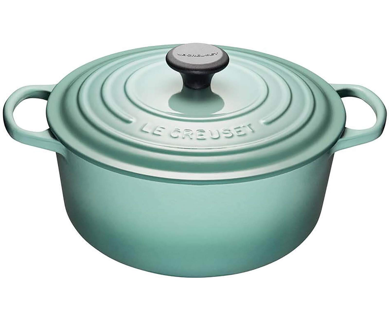 Le Creuset Signature Enameled Cast-Iron 4-1/2-Quart Round French (Dutch) Oven, Sage