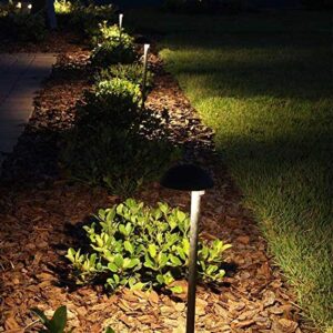 Makergroup S8 3156 Wedge Base LED Light Bulbs 12VAC/DC Low Voltage Water Resistant Design for Outdoor Landscape Lighting Pathway Driveway Lights 4W Warm White 2700K-3000K 6-Pack