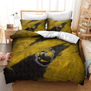 bedding duvet cover harry potters lightweight decorative modern style microfiber, soft microfiber bedding set, 1 duvet cover&2 pillow cases, no comforter