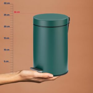 Kela 24295 Monaco Pedal Bin, 3L, Alps Green