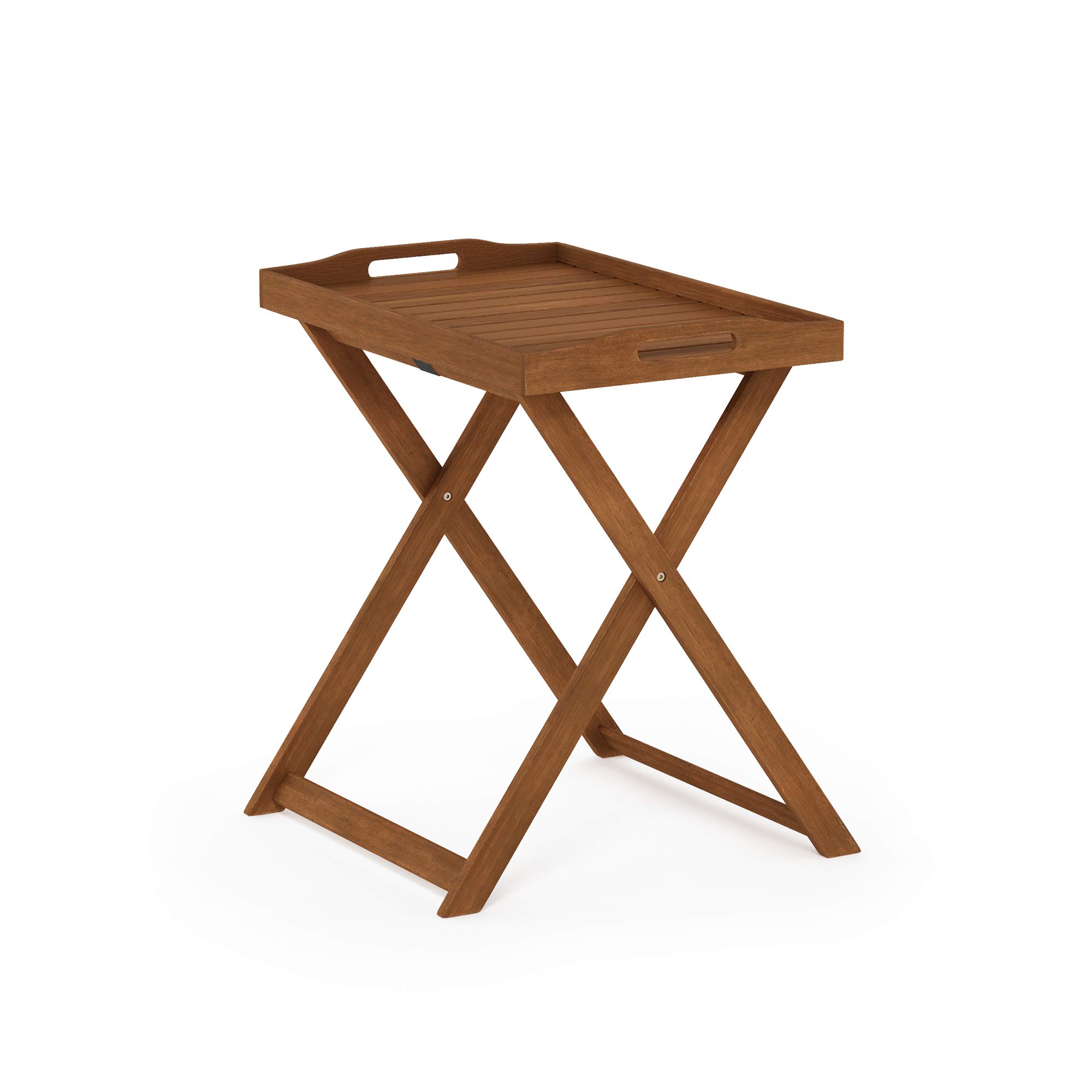 Furinno FG19557 Tioman Outdoor Hardwood Tray Table Large, Natural