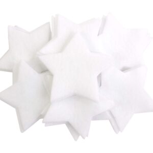 Playfully Ever After 3 Inch 35pc Felt Stars (White)