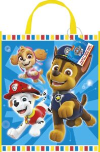 paw patrol adventure tote bag - 13" x 11" (1 pc) - perfect for kids, party favors, and treat bags