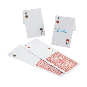 fun express casino night place cards - party supplies - 50 pieces