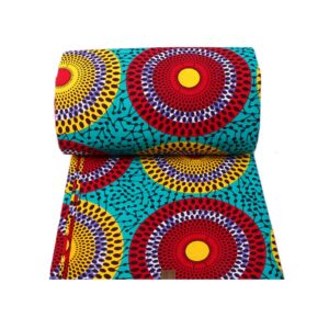 african fabric 100% cotton fabric african ankara print fabric 6 yards one piece 24fs1214