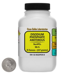 disodium phosphate [na2hpo4] 98+% food grade powder 8 oz in a bottle