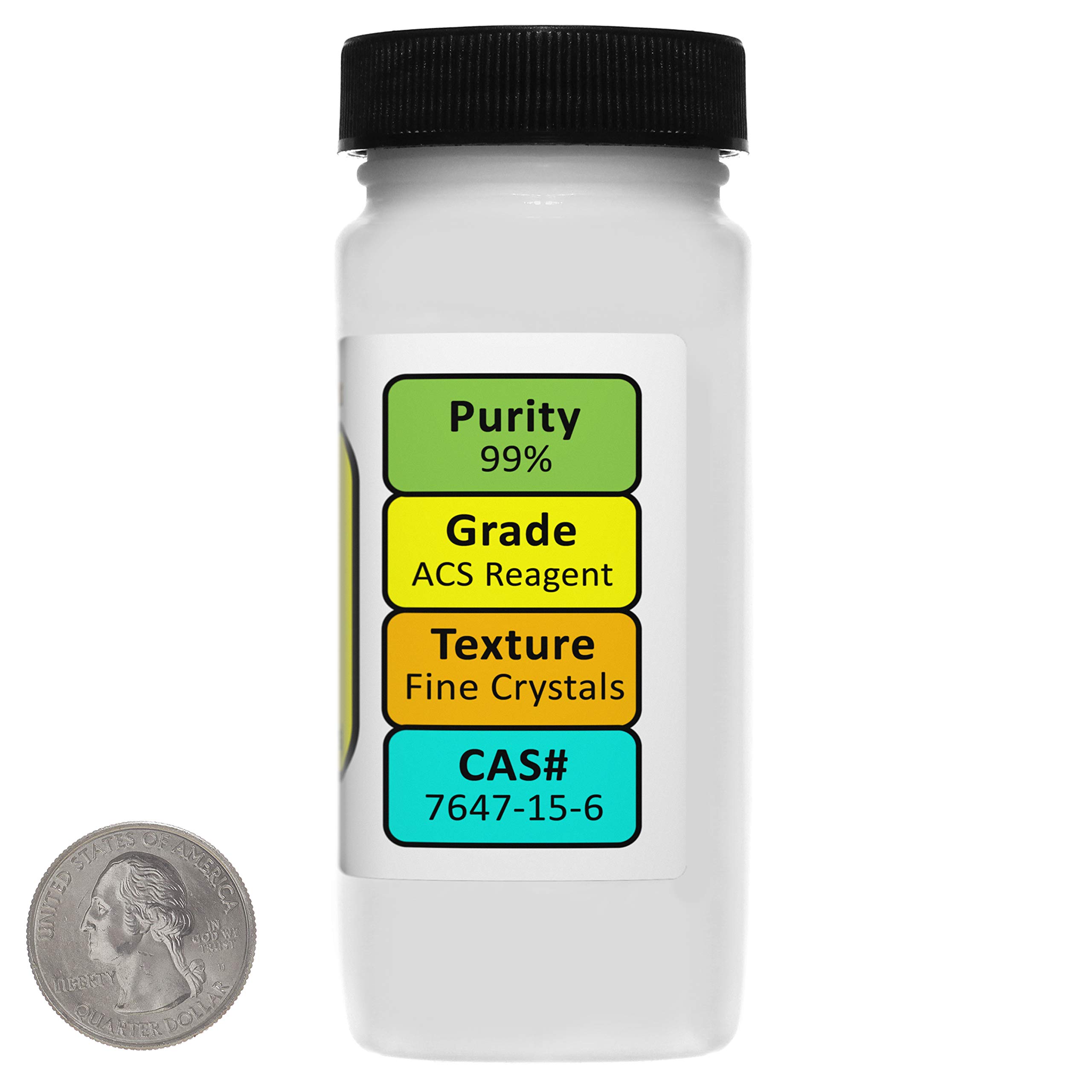 Sodium Bromide [NaBr] 99% ACS Grade Crystals 4 Oz in a Bottle