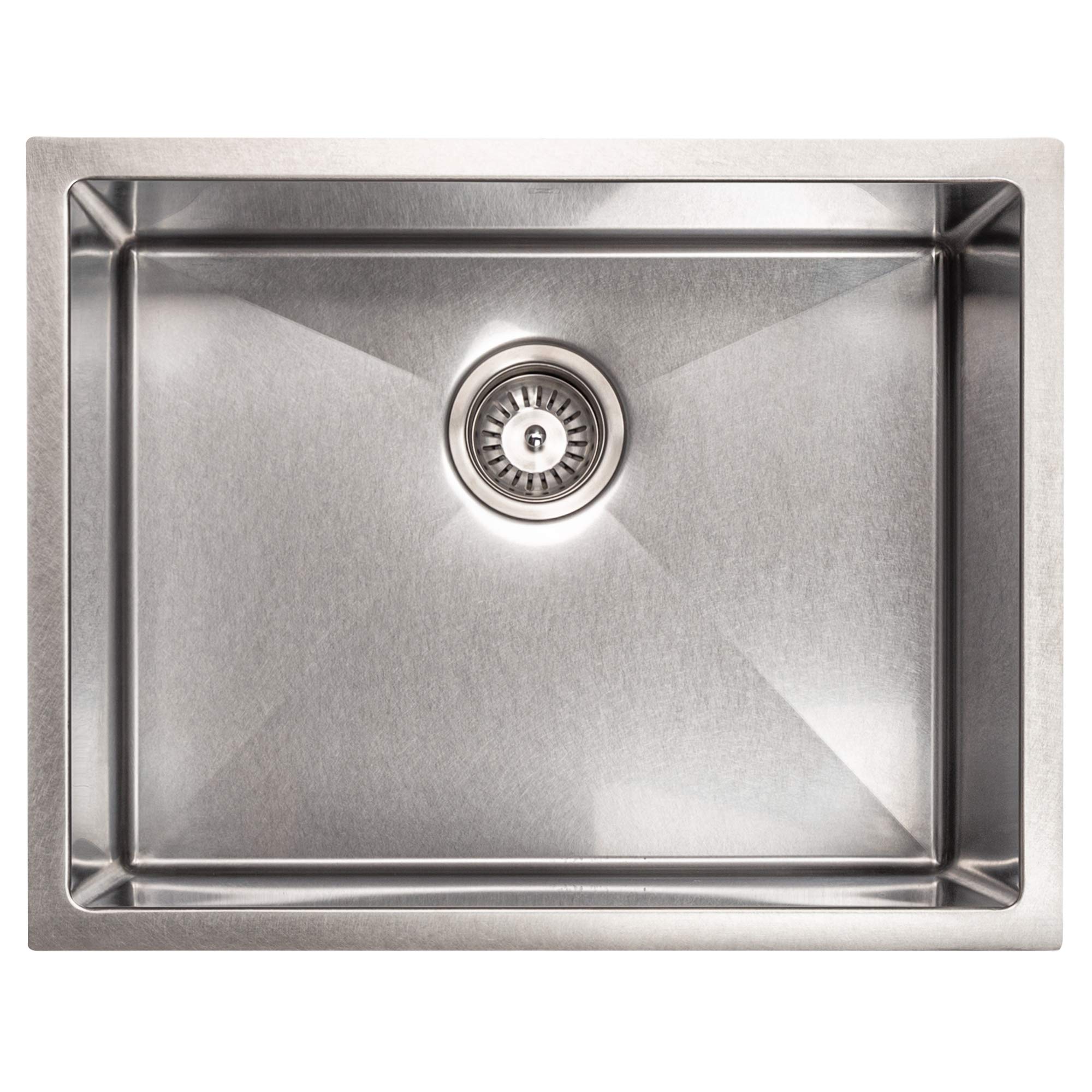 ZLINE 23" Meribel Undermount Single Bowl Scratch Resistant Stainless Steel Kitchen Sink with Bottom Grid (SRS-23S)