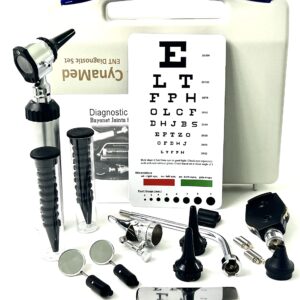 Cynamed Otoscope Diagnostics Ear, Nose and Throat Exam Kit, Perfect Tool for Students