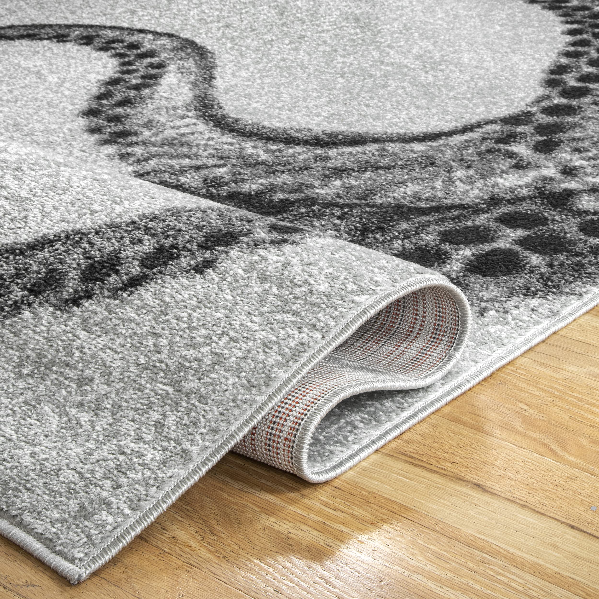 nuLOOM Adrienne Octopus Area Rug, 5x8, Grey