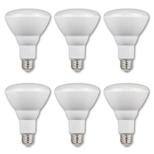 Westinghouse 5221020 BR30 Flood Dimmable Bright White Energy Star LED Light Bulb, Medium Base, 6 Count (Pack of 1), 3000 Kelvin