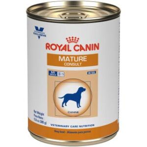 royal canin veterinary care nutrition canine mature consult in gel canned dog food, 13.6 oz.