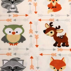 Animal Buddies Anti-Pill Premium No-Sew Throw Fleece Fabric Kit (50x60)