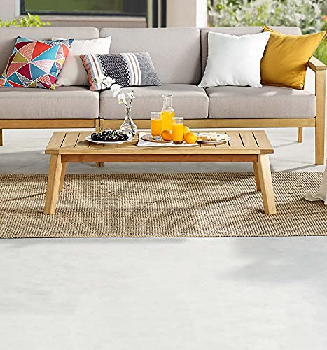 Modway EEI-3682-NAT Sedona Coffee Table, Natural Taupe