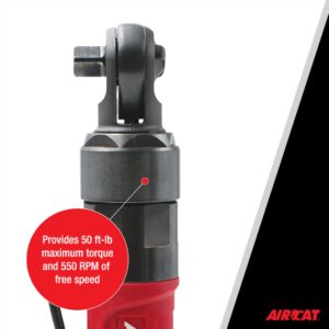 AIRCAT Pneumatic Tools 810-RW: 3/8-Inch Compact Impacting Ratchet 550 RPM, 50 ft-lbs Maximum Torque