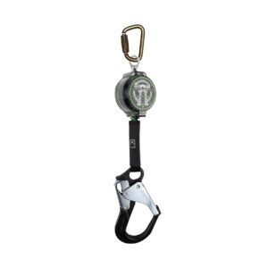 safewaze 018-5007 7' web retractable with aluminum rebar hook