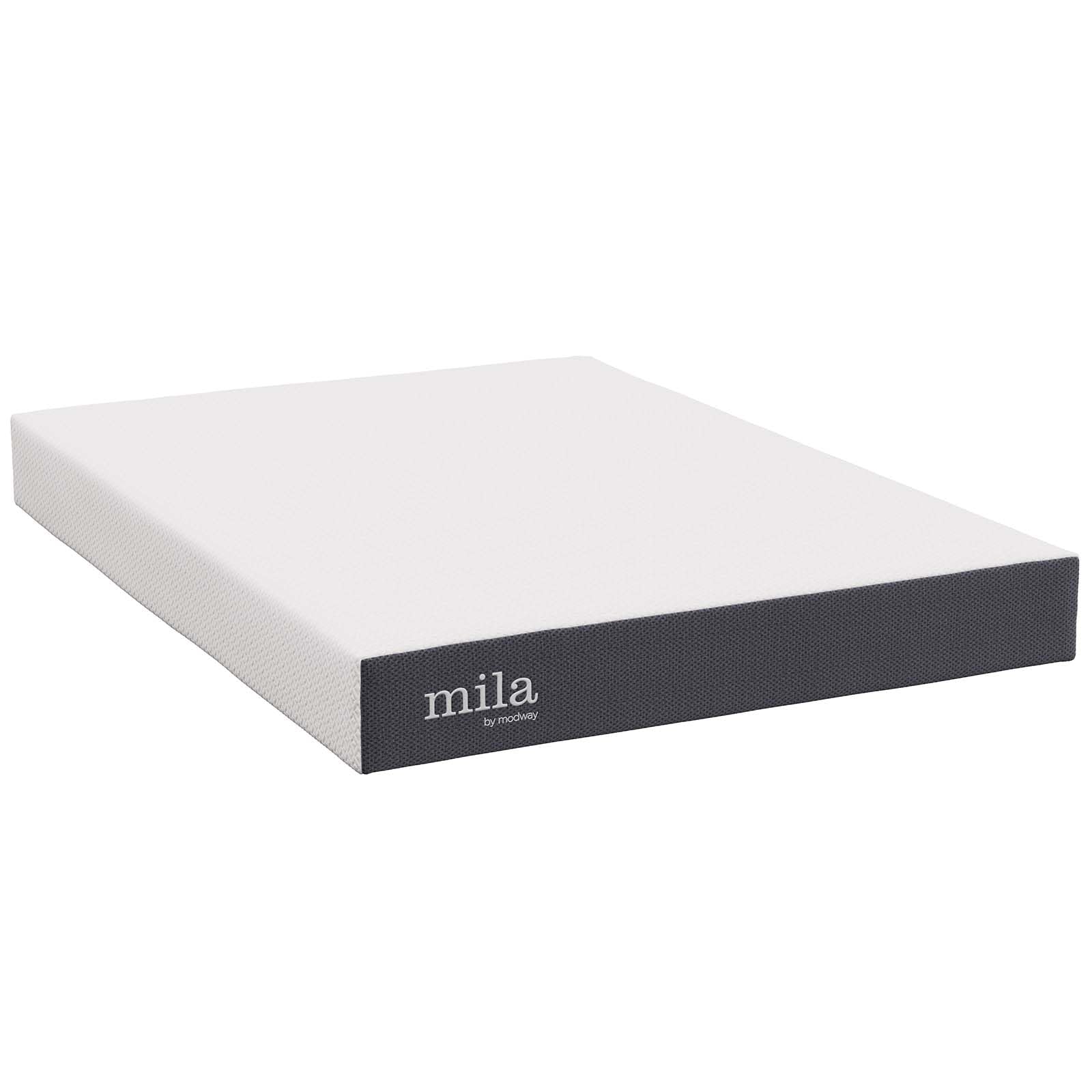 Modway Mila Firm 8" Fiberglass Free Memory Foam Full Mattress