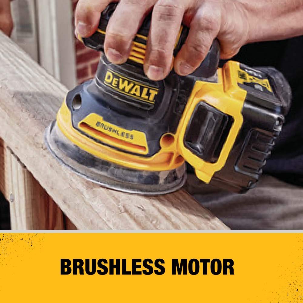 Dewalt DCW210BR 20V MAX XR Brushless Variable-Speed Lithium-Ion 5 in. Random Orbital Sander (Tool Only) (Renewed)