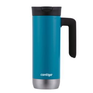 contigo superior 2.0 thermal insulated stainless steel travel mug with handle, leak-proof lid, 20oz, juniper - perfect for hot or cold drinks