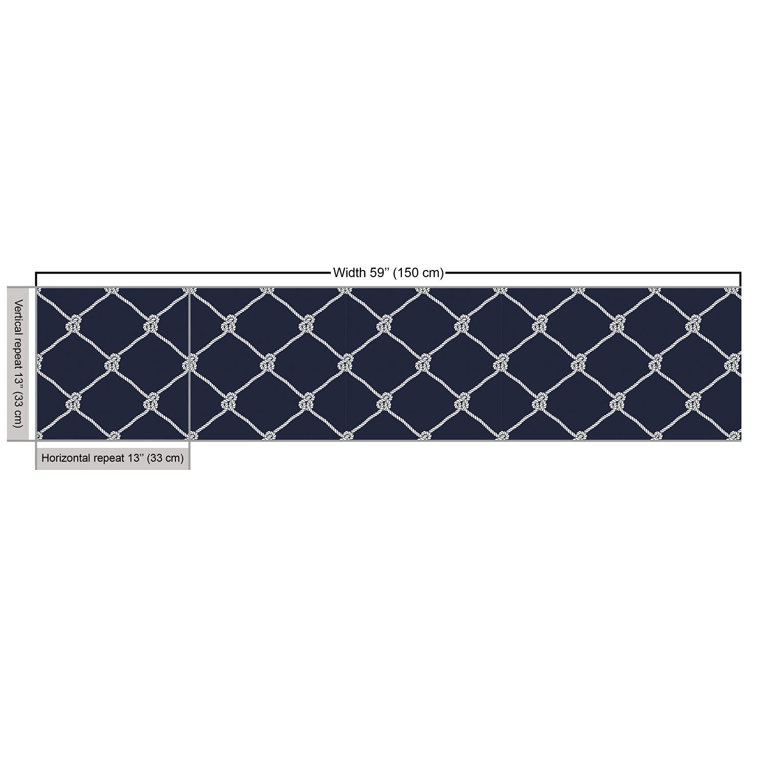 Ambesonne Navy Blue Fabric by The Yard, Navy Sea Yacht Theme Cool Classic Vessel Design in Vertical Art, Decorative Fabric for Upholstery and Home Accents, 1 Yard, White and Blue