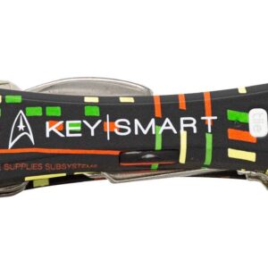 KeySmart Pro - Key Holder w Tile Smart Technology Bluetooth Tracker - w Bottle Opener (up to 14 Keys, Star Trek The Original Series)