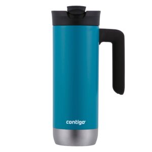 Contigo Superior 2.0 Thermal Insulated Stainless Steel Travel Mug with Handle, Leak-Proof Lid, 20oz, Juniper - Perfect for Hot or Cold Drinks