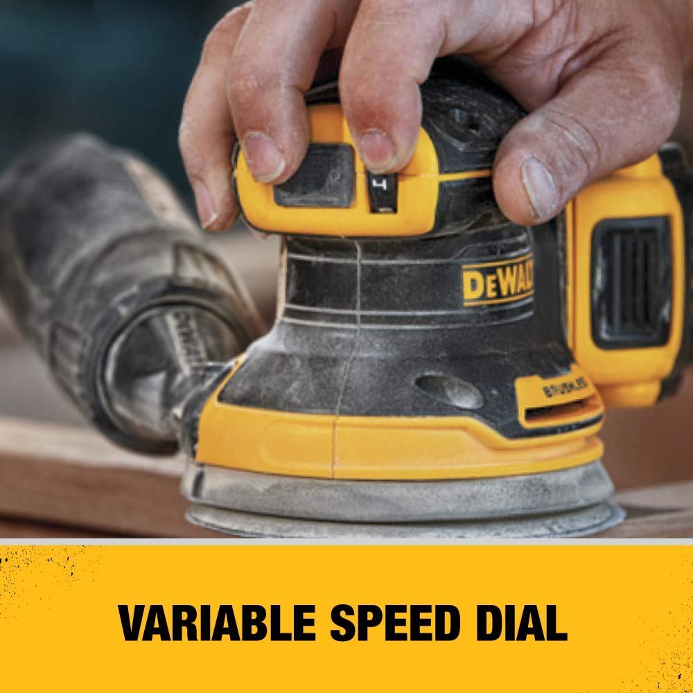 Dewalt DCW210BR 20V MAX XR Brushless Variable-Speed Lithium-Ion 5 in. Random Orbital Sander (Tool Only) (Renewed)