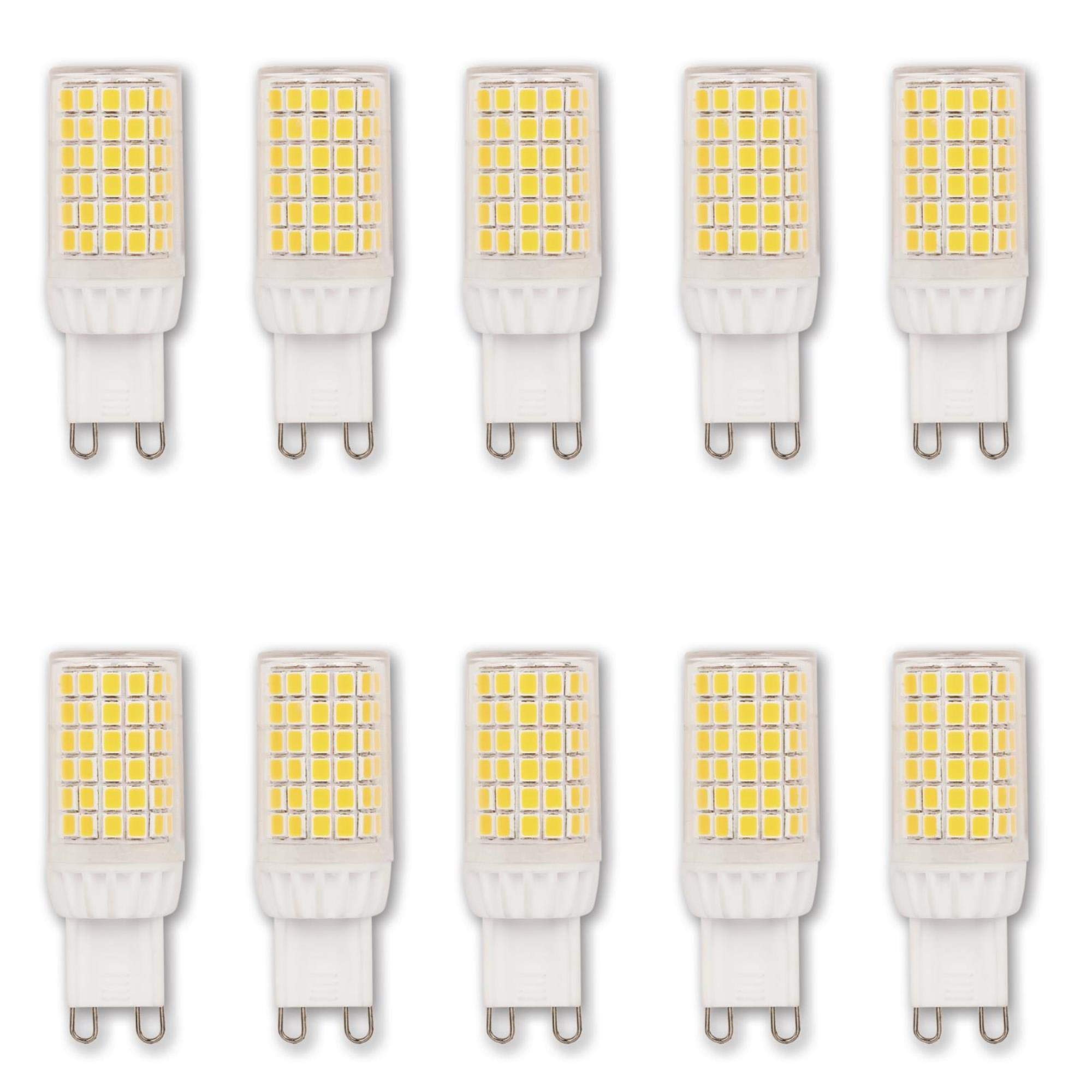 Westinghouse 5164120 G9 Base Dimmable Clear LED Light Bulb, 10-Pack, Warm White