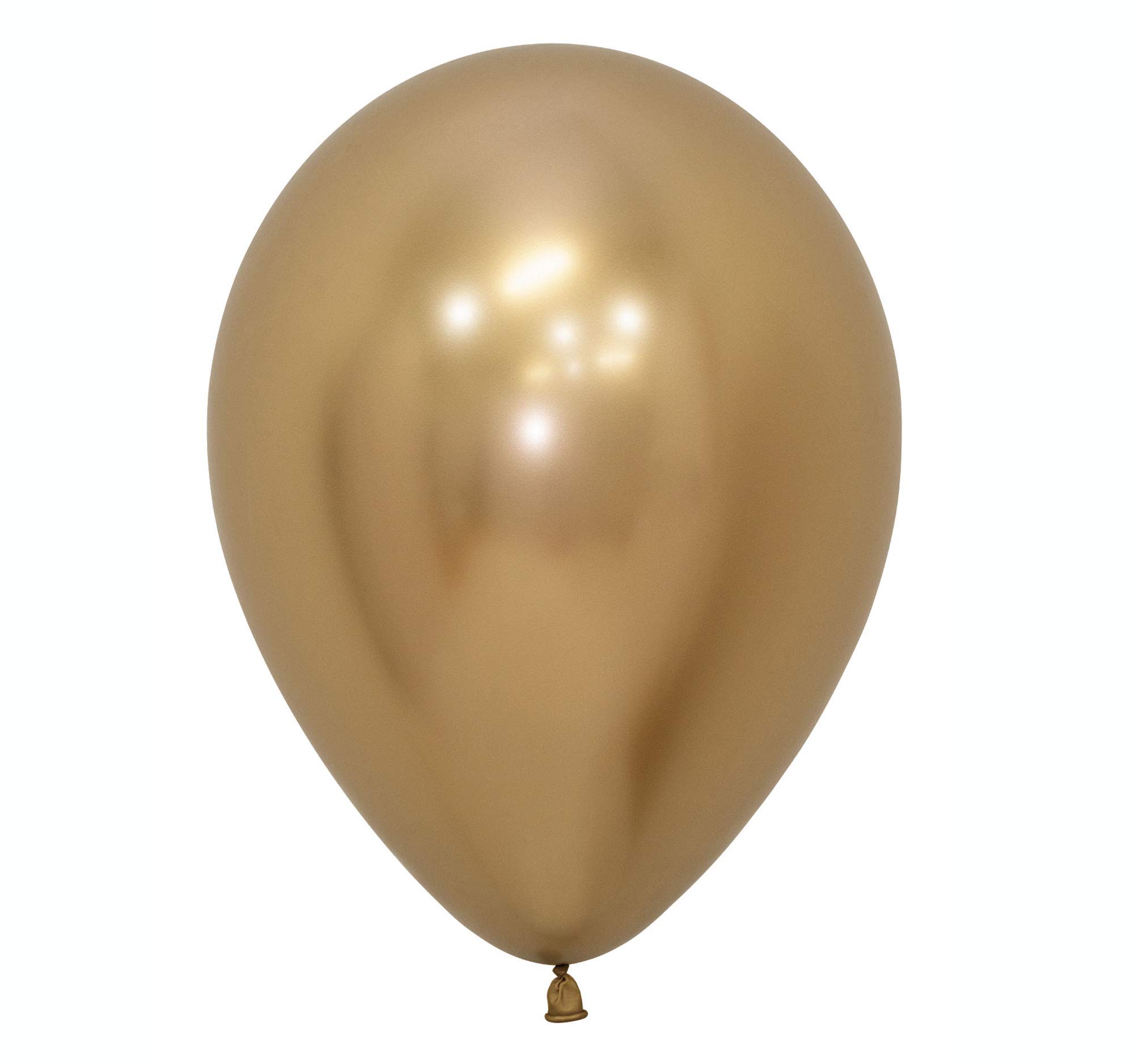 Sempertex Reflex Gold Latex Balloons 11”