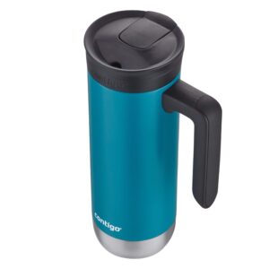 Contigo Superior 2.0 Thermal Insulated Stainless Steel Travel Mug with Handle, Leak-Proof Lid, 20oz, Juniper - Perfect for Hot or Cold Drinks