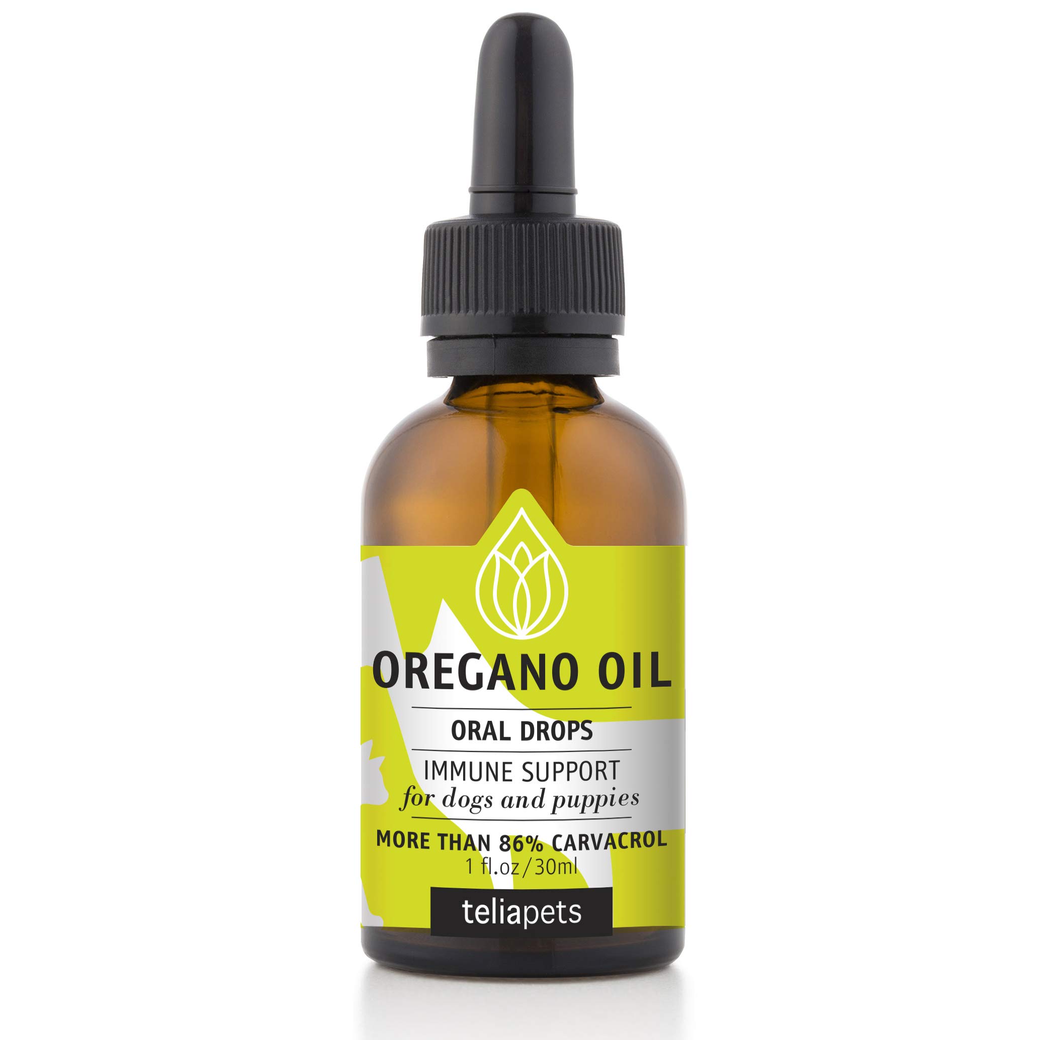 Vetercure Oregano Oil Oral Drops for Pets- Natural Immune Support for Dogs & Puppies- Pet Supplement - Deep Cleansing Action for Perfect Dog Coat, Skin & Overall Health-1 fl.oz