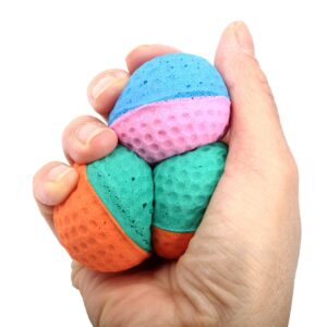 Togudot Cat Toys Interactive 10 Pcs Balls Chew Latex Toy Set Pet Kitten Dog Puppy Teething Toy Gifts