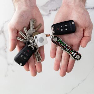 KeySmart Pro - Key Holder w Tile Smart Technology Bluetooth Tracker - w Bottle Opener (up to 14 Keys, Star Trek The Original Series)